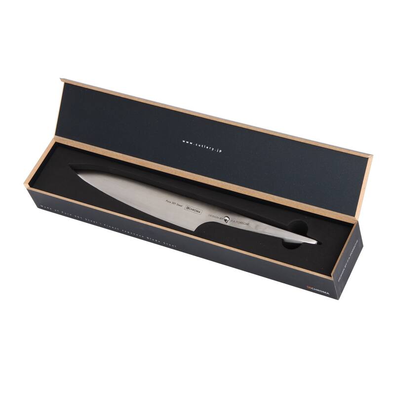 Chroma Type 301 F.A. Porsche 8-inch Chef's Knife - Overstock - 6652194