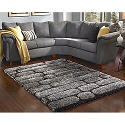 Ludwig Charcoal Shag Rug (9'2 x 12'2) - 9'2" x 12'2" - Bed Bath ...