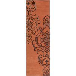 Candice Olson Hand-tufted Gray Cane Moroccan Tile Pattern Wool Rug (2'6 ...