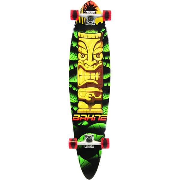 Bahne Tropical Tiki ll 40-inch Longboard Skateboard with Standard ...