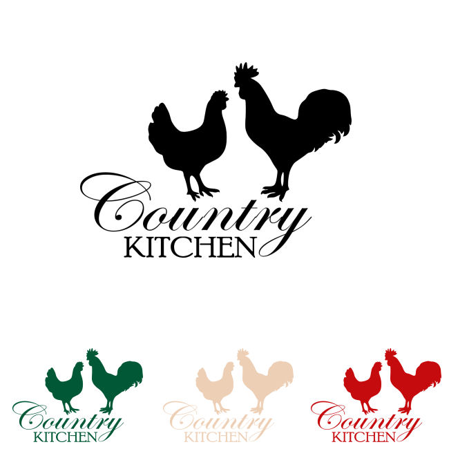 Vinyl 'Country Kitchen' Wall Quote Graphic Decal - Overstock Shopping ...