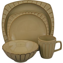 Sango 'Society Beige' 16-piece Dinnerware Set - Bed Bath & Beyond - 6727867