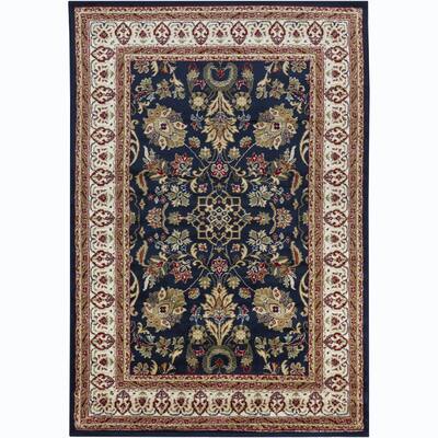 Mandara Blue Oriental Rug - Overstock - 6749599