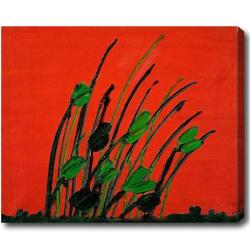 'Grow' Abstract Oil on Canvas Art - Multi - Bed Bath & Beyond - 6754106