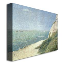 Georges Seurat 'Beach at Bas Butin-Honfleur-1886' Canvas Art - Bed Bath ...