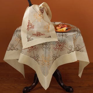 Embroidered Table Topper - Bed Bath & Beyond - 6777492