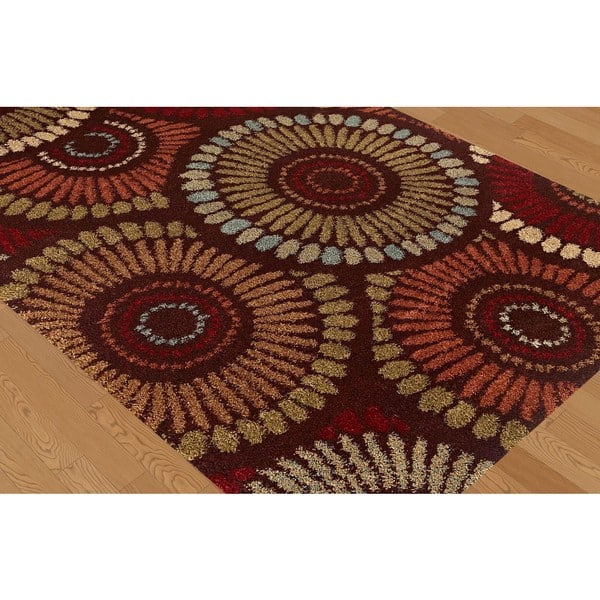 Alise Fabulous Multi Shag Rug (7'10 x 9'10) - Bed Bath & Beyond - 6783738