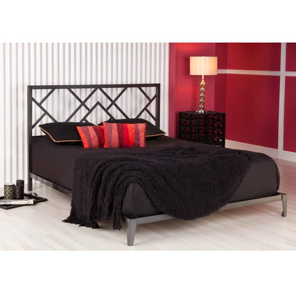 Pyramid Queen Metal Bed - Bed Bath & Beyond - 6805357