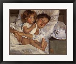 Mary Cassatt 'Breakfast in Bed' Framed Art Print - Bed Bath & Beyond ...