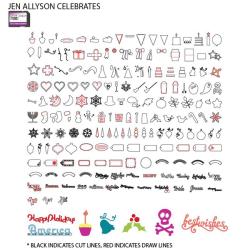 Craftwell eCraft 'Jen Allyson Celebrates' Designer SD Image Cards - Bed ...