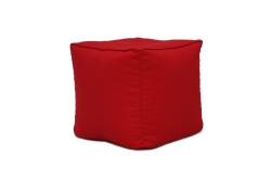 BeanSack Red Cube Ottoman - Bed Bath & Beyond - 5303745