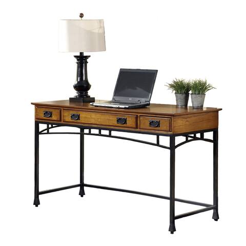 Modern Craftsman Executive Desk by Home Styles - Overstock - 7110106
