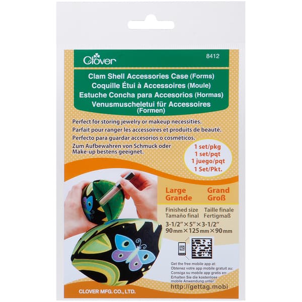 Clam Shell Accessories Case Form-Large 3-1/2"X5"X3-1/2" - Bed Bath ...