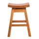 24 inch Counter High Stool in Solid Teak with Swivel Seat - Bed Bath ...