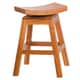 24 inch Counter High Stool in Solid Teak with Swivel Seat - Bed Bath ...
