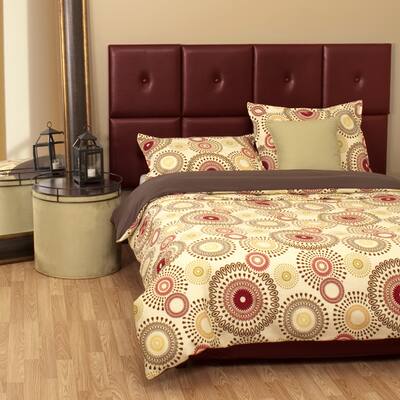 Queen-size Red Faux Leather Tile Headboard Kit - Overstock - 7179290