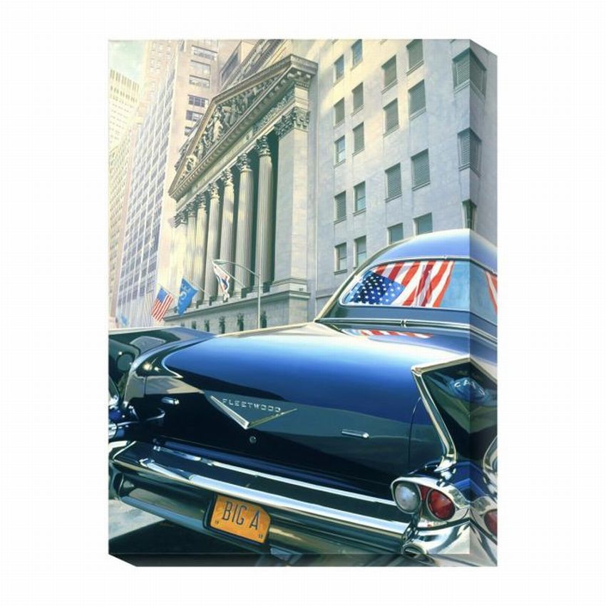 Graham Reynolds '1959 Cadillac Fleetwood Brougham USA' Canvas Art - Bed ...