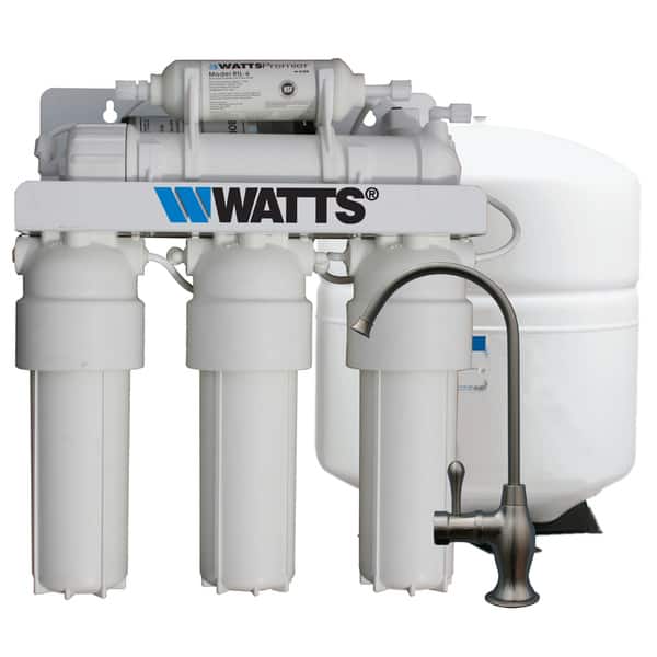 Watts Premier 5-stage Reverse Osmosis Filter Booster Pump System - Bed ...