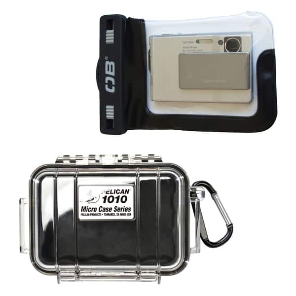 Pelican 1010 Micro Case and Overboard Waterproof Compact Camera Case ...