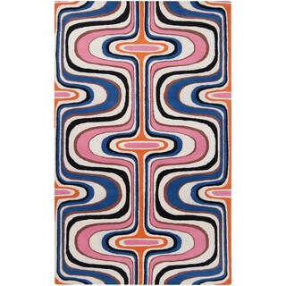 Tepper Jackson Hand-tufted Dreamscape Pink Geometric Rug Rug (2' x 3 ...