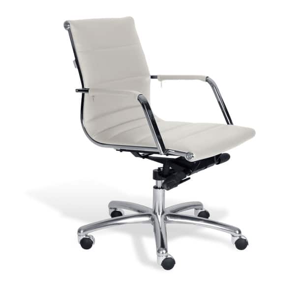 Jesper Office White Commercial Grade Modern Office Chair - Bed Bath ...
