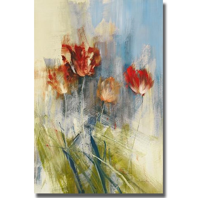 Simon Addyman 'Tulips' Canvas Art - Bed Bath & Beyond - 7286448