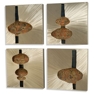 Beneath The Surface 4-piece Metal Wall Art - Bed Bath & Beyond - 7286875