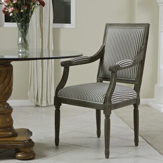 Madison Oak Coffee Striped Arm Chair by Christopher Knight Home - Bed ...