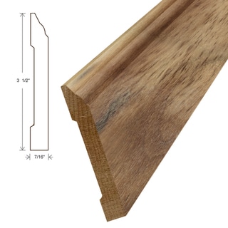 Unfinished Pecan Wall Base Boards (Set of 5) - Bed Bath & Beyond - 7300176