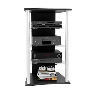 Sonax Cruise Wood Midnight Black 25-inch Component Stand - Bed Bath ...