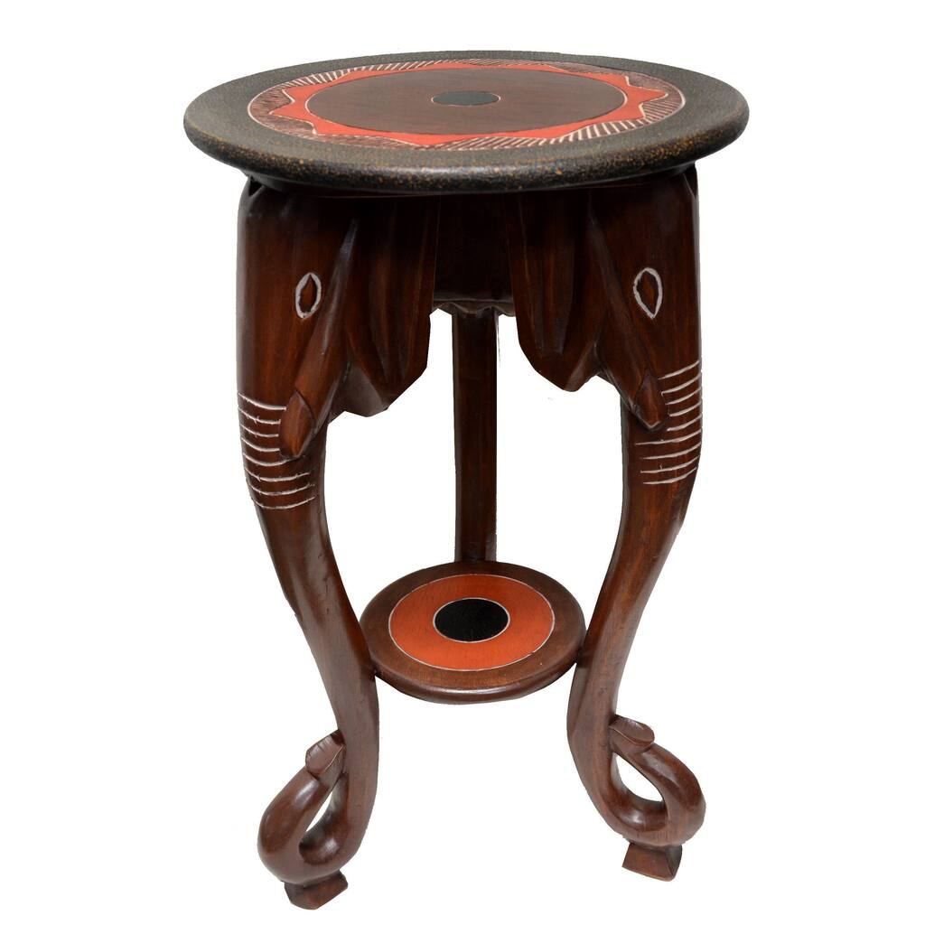 Handmade Large Elephant Trunk Table (Ghana) - Overstock - 7327063