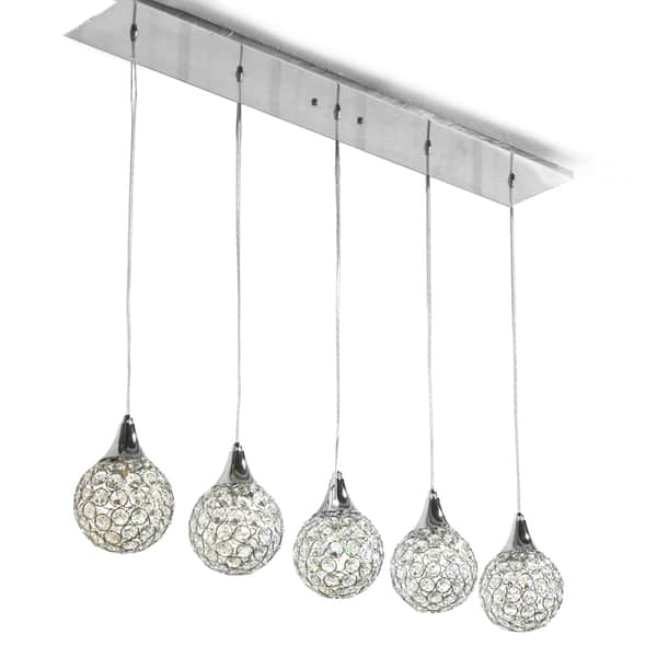 Reba Silver Modern Ceiling Light Fixture - Bed Bath & Beyond - 7344609