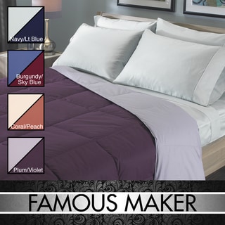Famous Maker Reversible Colored Down Comforter - Bed Bath & Beyond ...
