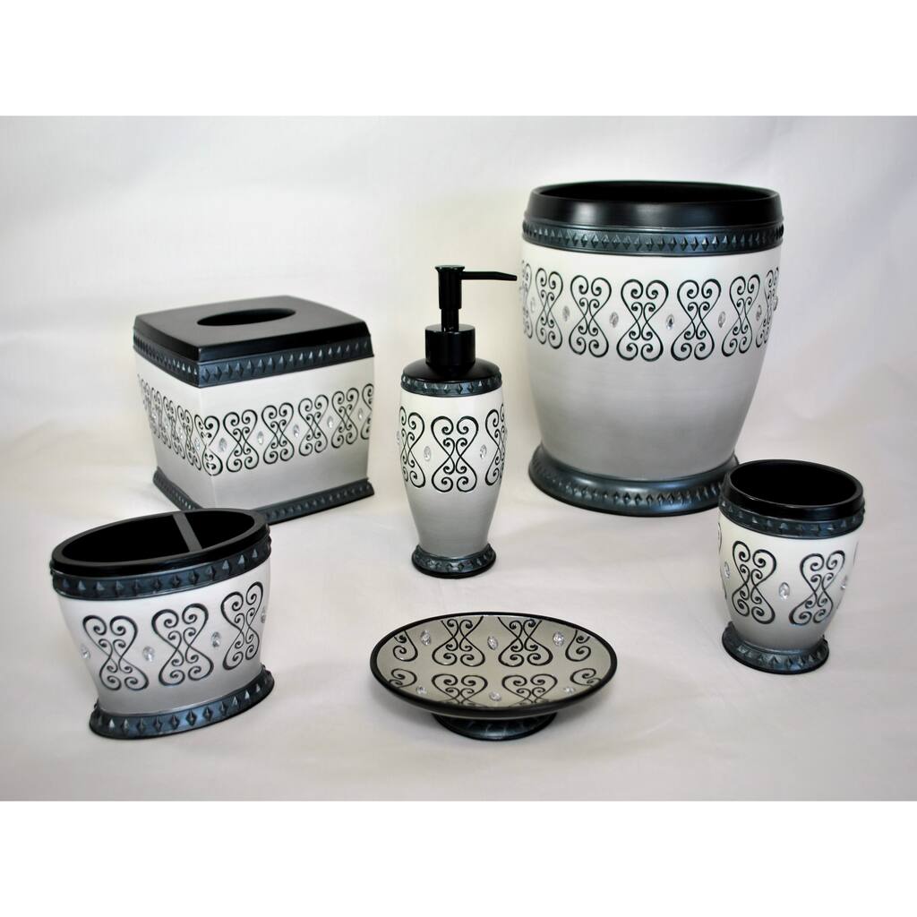 Sherry Kline Abingdon Bath Accessory 6-piece Set - Overstock - 7386046
