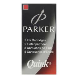 Parker Fountain Pen Red Ink Refill Cartridges (Case of 30) - Bed Bath ...