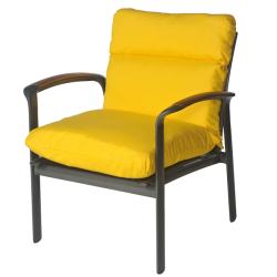 Shar Outdoor Bright Yellow Lounge Cushion Made with Sunbrella - Bed ...