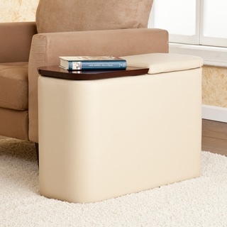 Hatcher Taupe Entertainment Companion Table - Bed Bath & Beyond - 7500176
