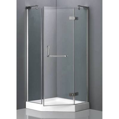 Acquatech Viviane 36-inch Neo-Angle Shower Enclosure - Overstock - 7502546