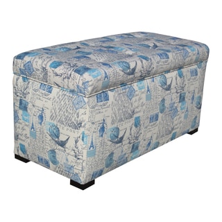 Angela Prime Artic Blue Storage Trunk - Bed Bath & Beyond - 7509468