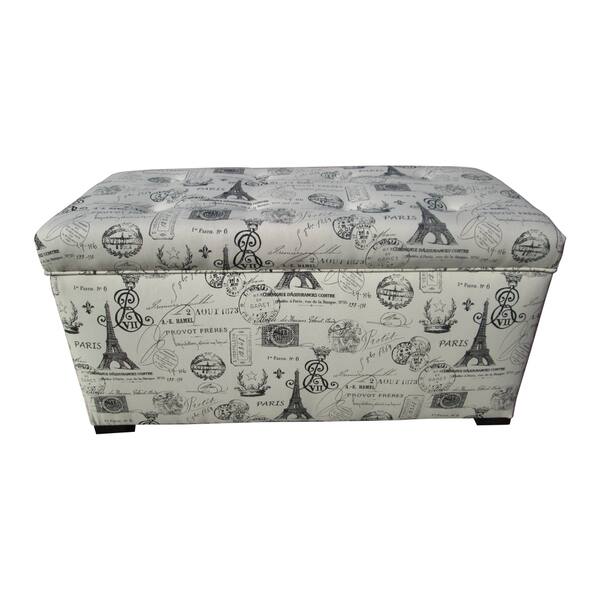 Sole Designs Angela Paris Match Onyx Storage Trunk - Bed Bath & Beyond ...