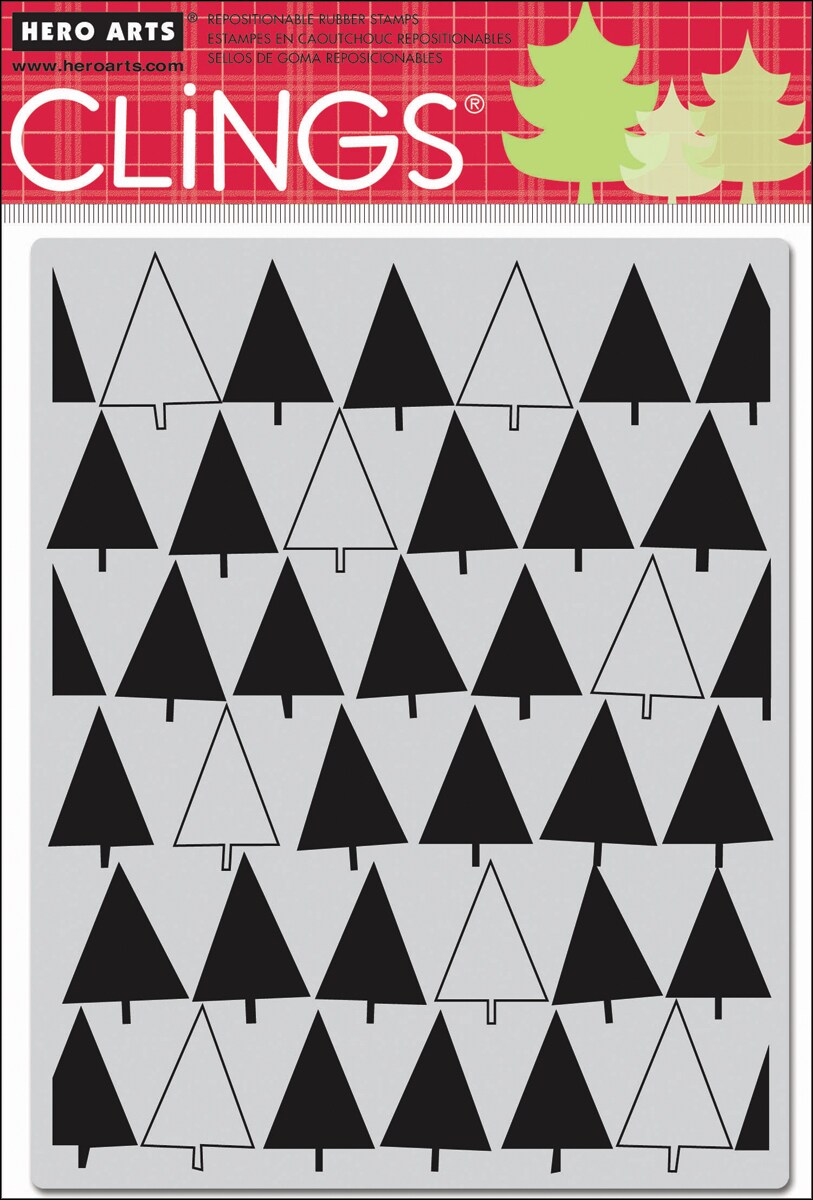 Hero Arts Cling Stamps-Triangle Trees - Bed Bath & Beyond - 7515680