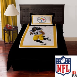 NFL Biggshots Pittsburgh Steelers Troy Polamalu 4-piece Comforter Set ...