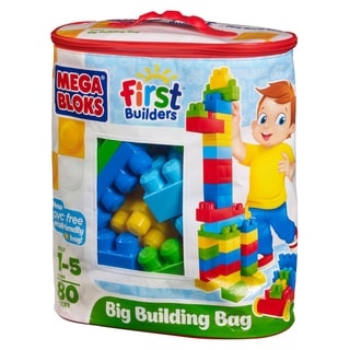 Mega Bloks 80-piece Classic Big Building Bag - Bed Bath & Beyond - 7535739
