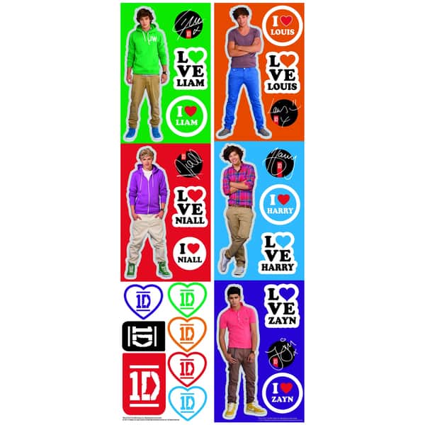 One Direction Peel & Stick Wall Decal - Bed Bath & Beyond - 7538499