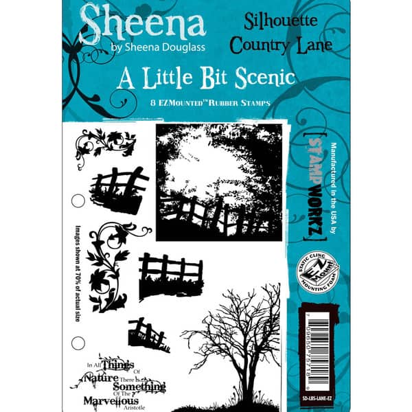 Sheena Douglas Unmounted Stamp Set 5-1/2"X8-1/2"-Silhouette Country ...