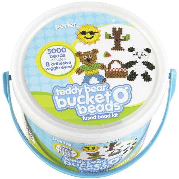Perler Fun Fusion Fuse Bead Activity Bucket-Teddy Bear - Bed Bath ...