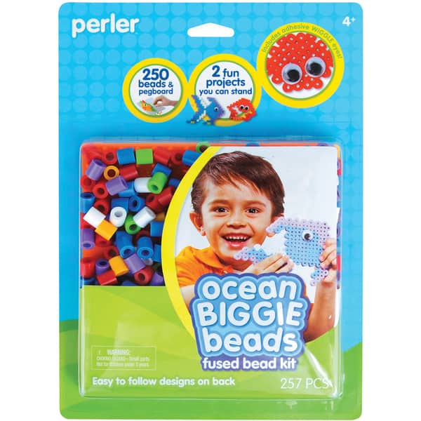 Perler Fun Fusion Biggie Fuse Bead Activity Kit-Ocean - Bed Bath ...