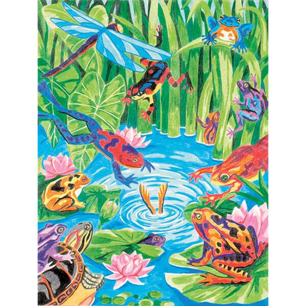 Pencil Works Color By Number Kit-Frog Pond - Bed Bath & Beyond - 7542854