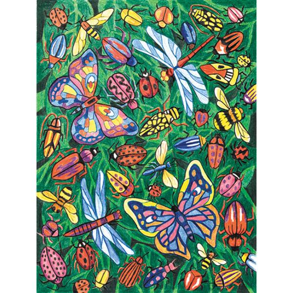 Pencil Works Color By Number Kit 9"X12"-Bugs/Bugs/Bugs - Bed Bath ...