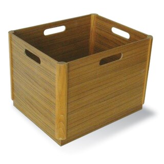 Teak Wood File Box - Bed Bath & Beyond - 7552170